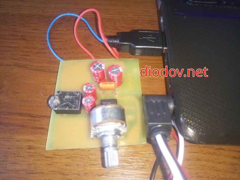 USB усилитель звука для наушников своими руками ⋆ diodov.net